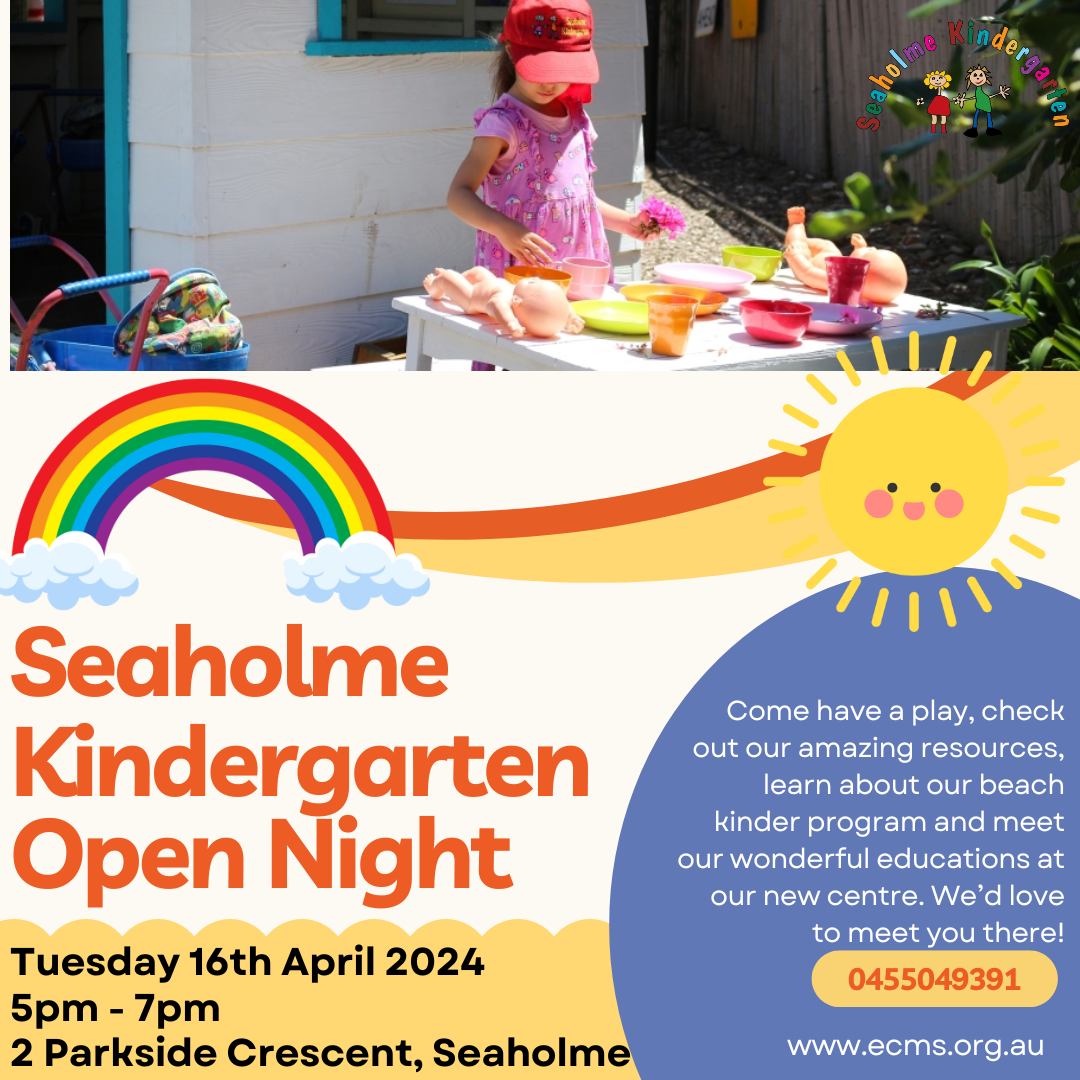 Seaholme Kindergarten Open Night Visit Hobsons Bay