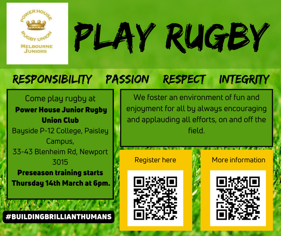 Come try Rugby Visit Hobsons Bay