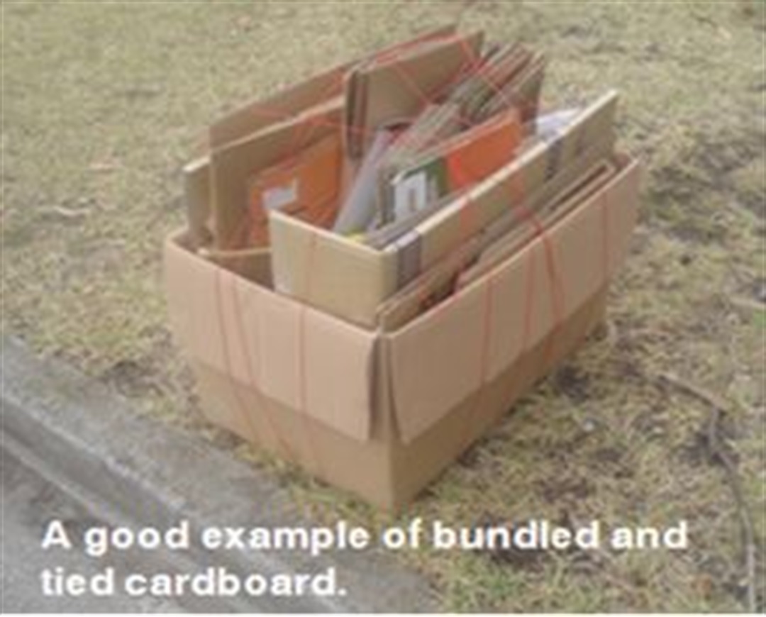 Cardboard collection - Hobsons Bay