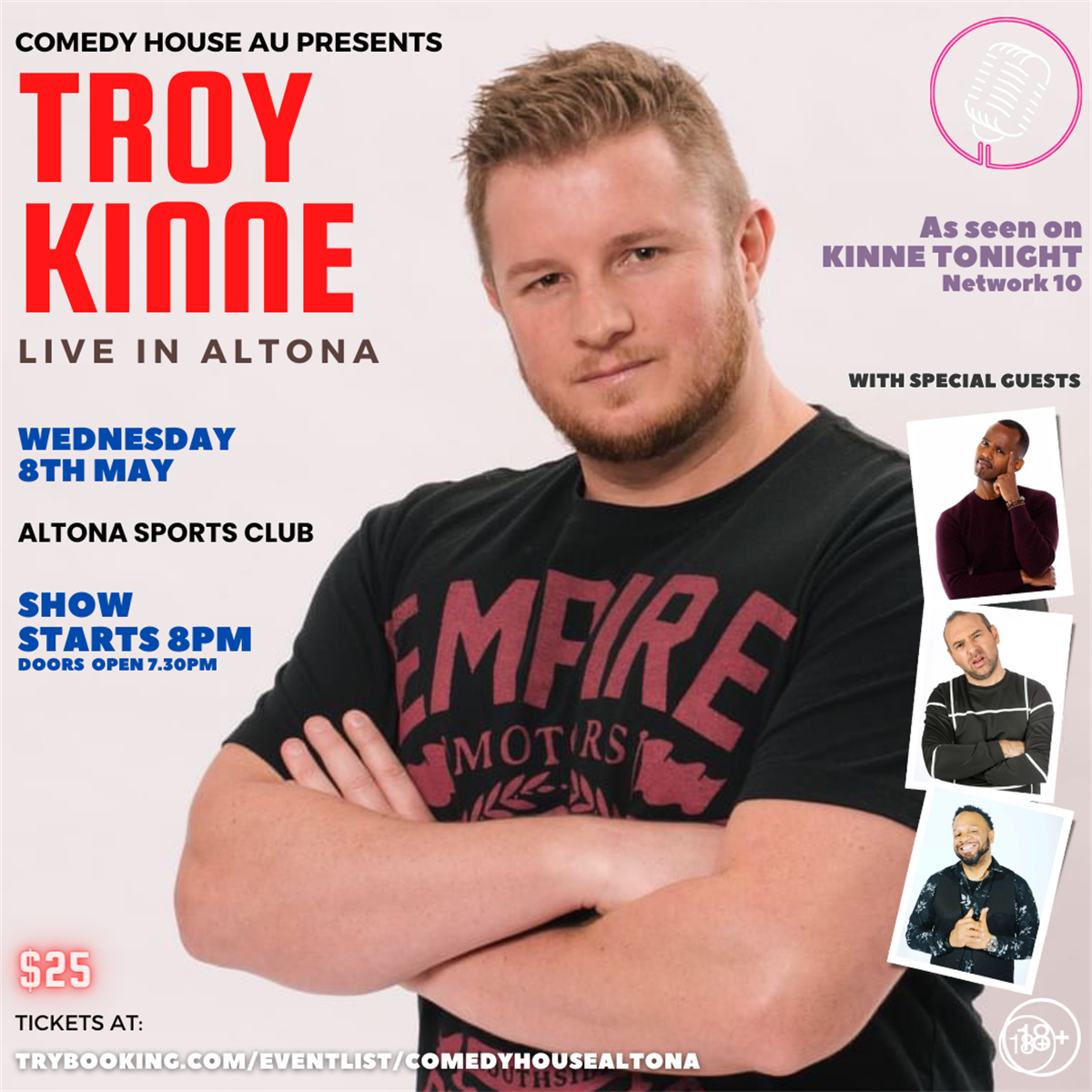 Troy Kinne LIVE in Altona | Comedy Night Visit Hobsons Bay
