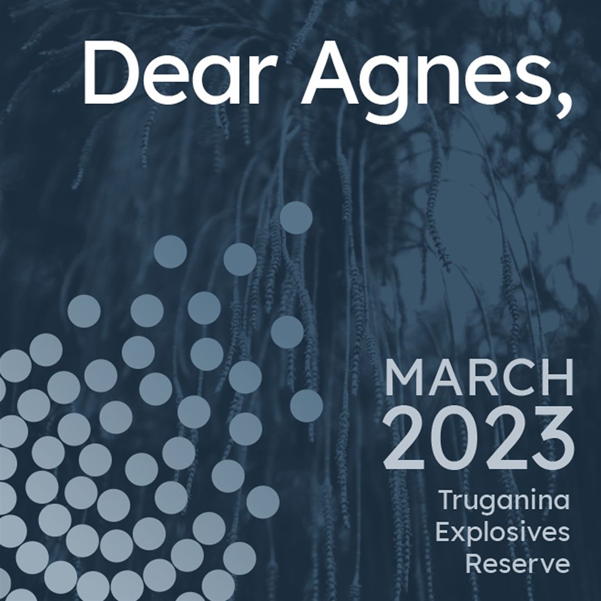‘Dear Agnes’ contemporary public art program Visit Hobsons Bay